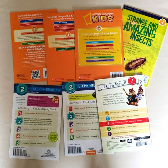 Scholastic | Other | Bundle Of Level 2 Step 2 Childrens Books Set Of 7 ...